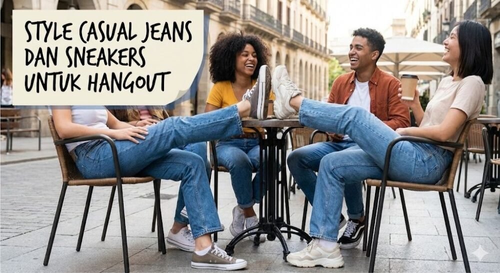 Style Casual Jeans dan Sneakers untuk Hangout - White Corner Fashion ...